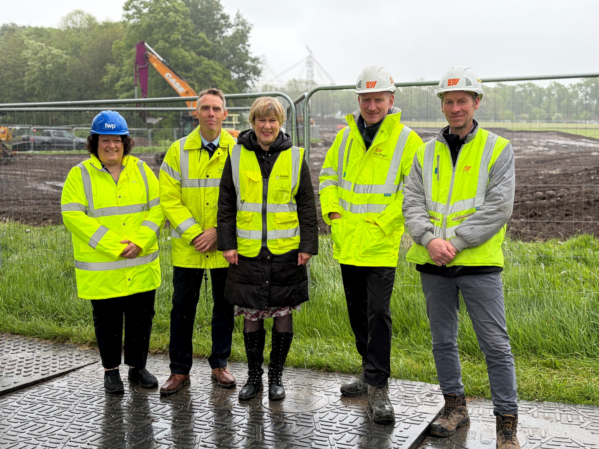 Groundbreaking marks start of major Preston parks work